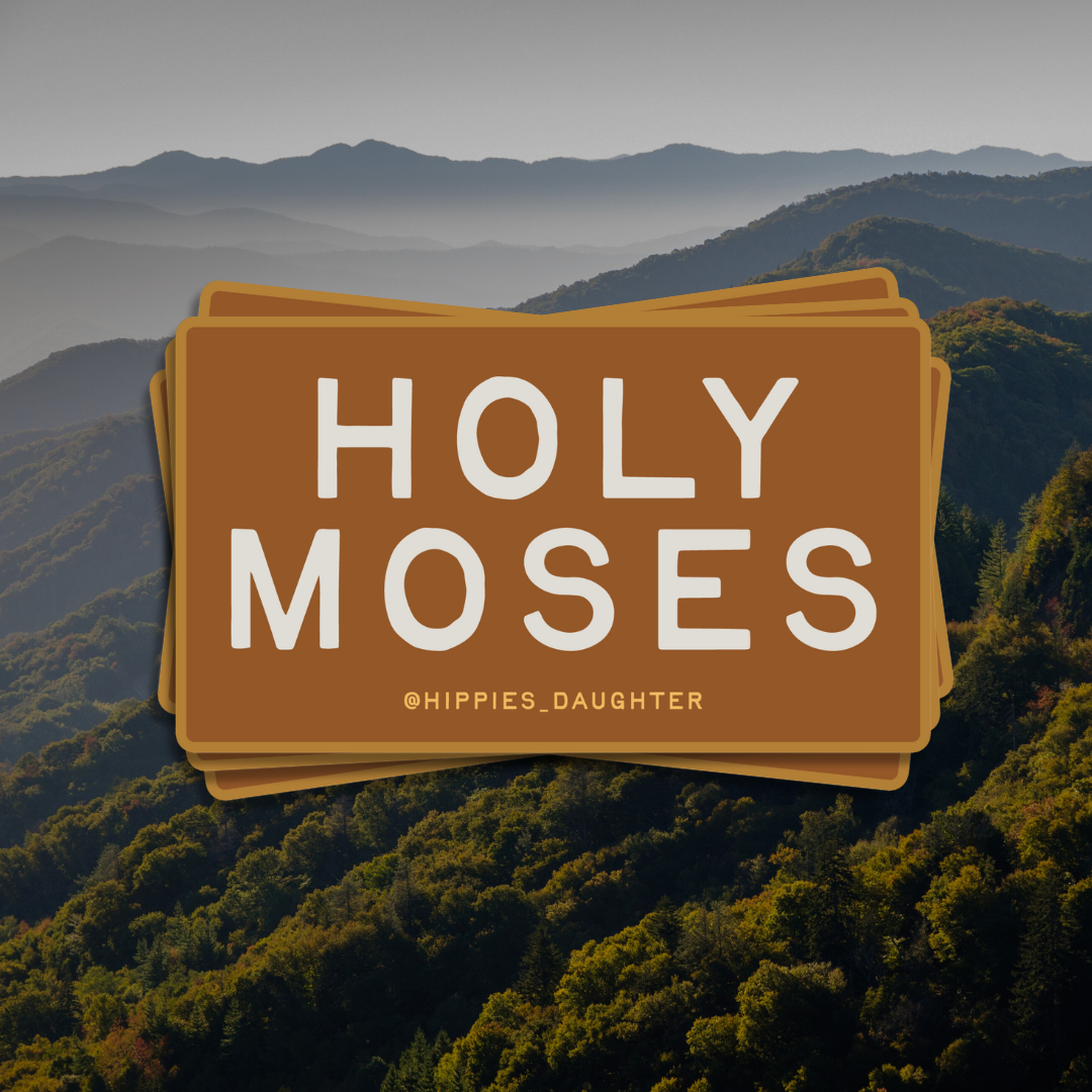 Holy Moses // sticker – Hippie's Daughter