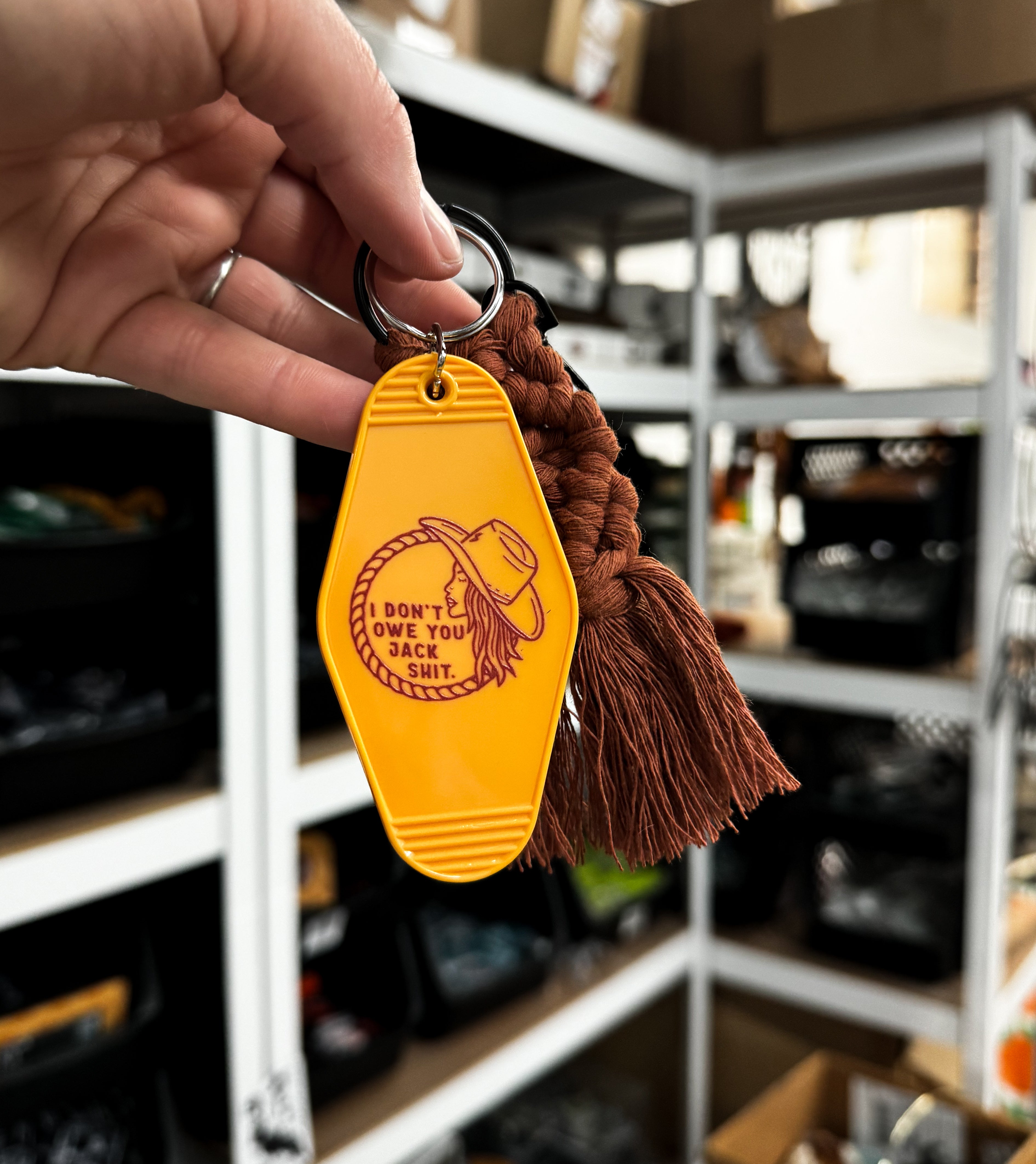 Jack Shit // motel keychain – Hippie's Daughter