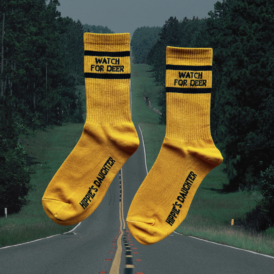 Watch for Deer sock – Hippie's Daughter