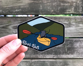 river rats // sticker – Hippie's Daughter
