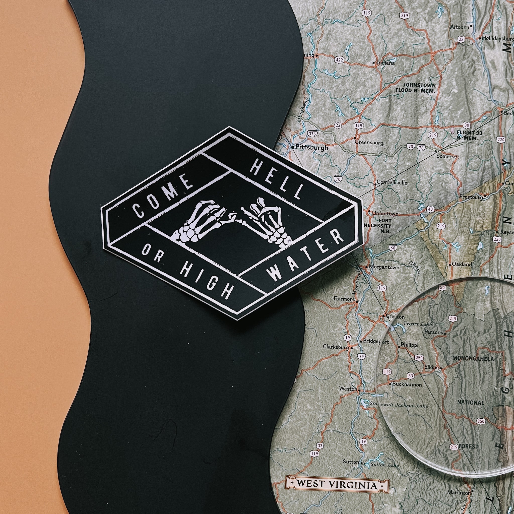 come hell or high water // sticker – Hippie's Daughter